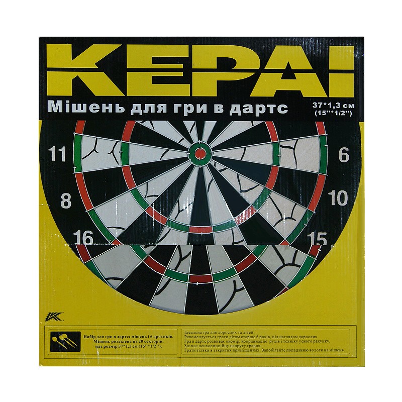 Дартс классический Kepai 15" - купить в Киеве, цена 268 грн, заказать с ...