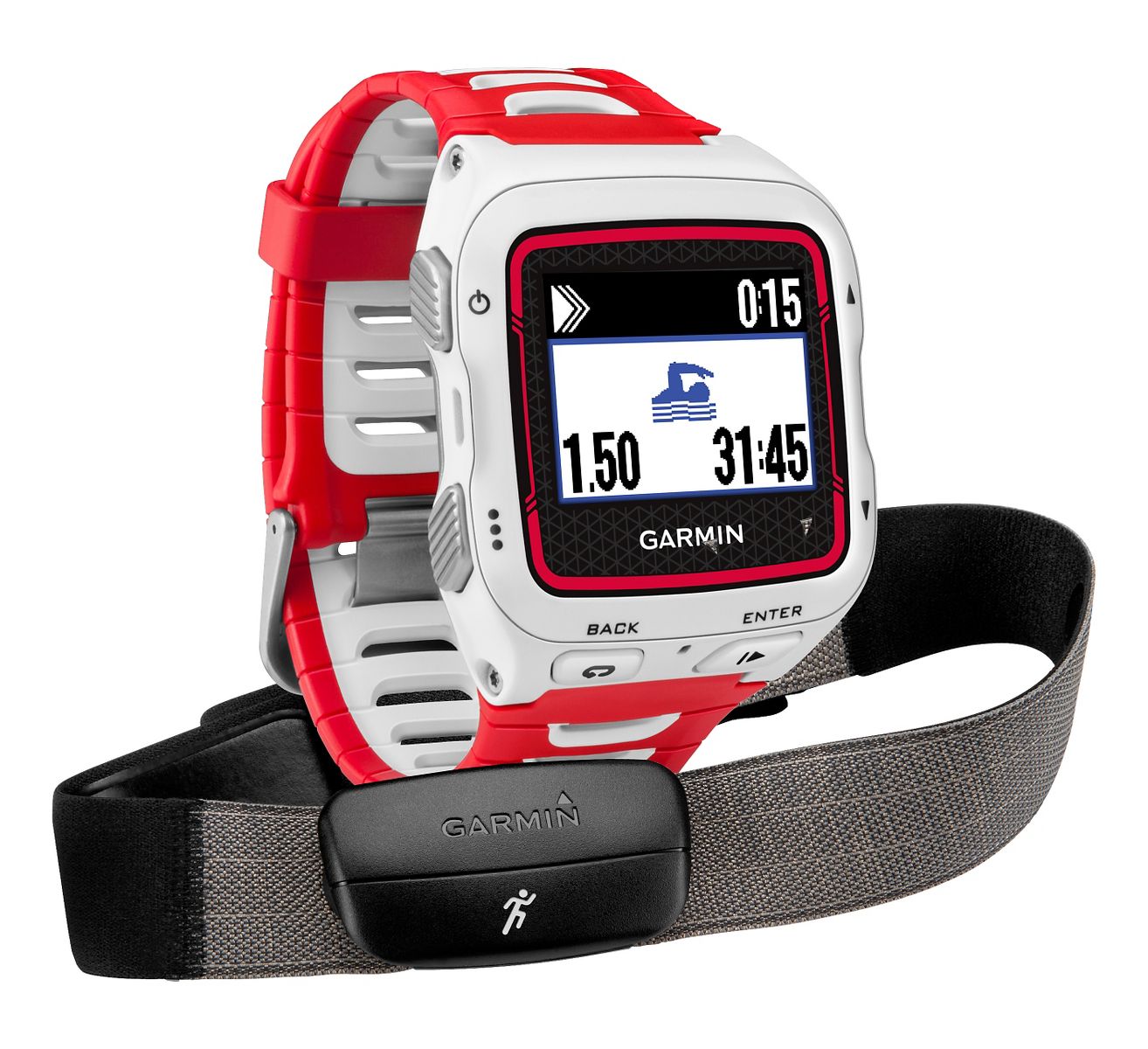 Часы мультиспортивные с кардиодатчиком Garmin Forerunner 920XT Bundle ...