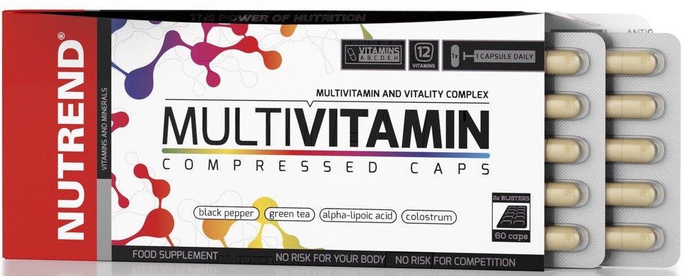 Витамины Nutrend Multivitamin Compressed Caps 60 caps - купить в Киеве ...