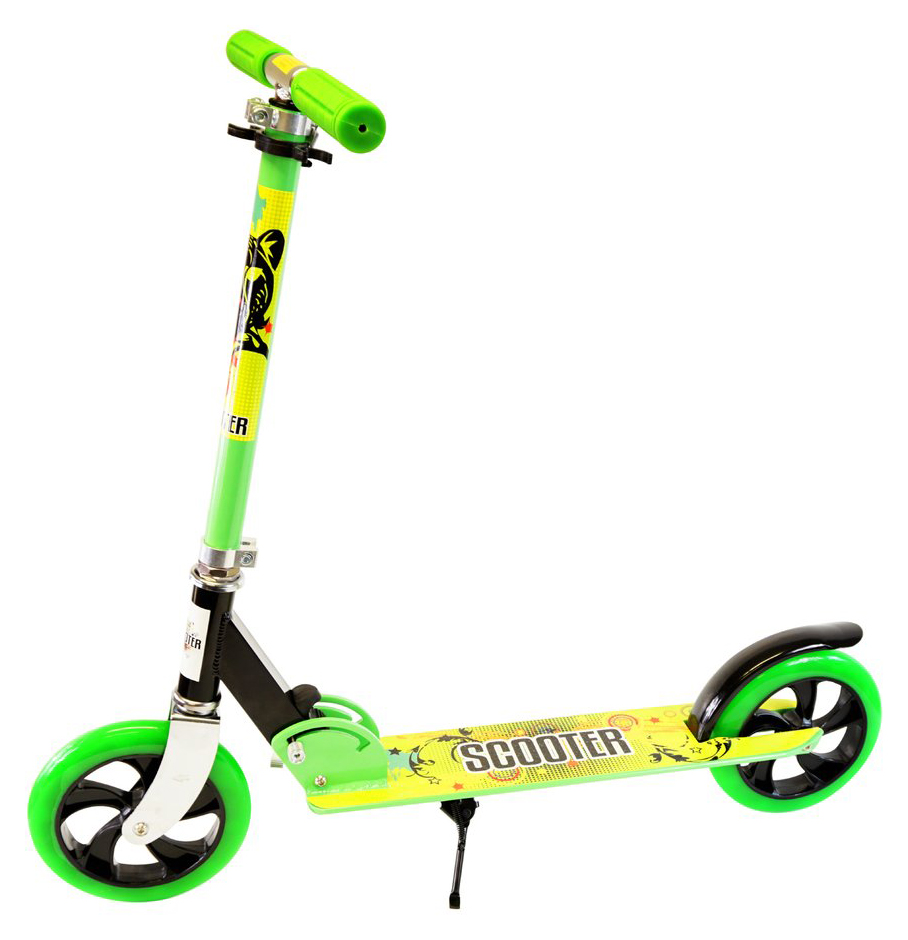 Самокат двухколесный складной Scooter 460, зеленый (Scoot-460-G ...
