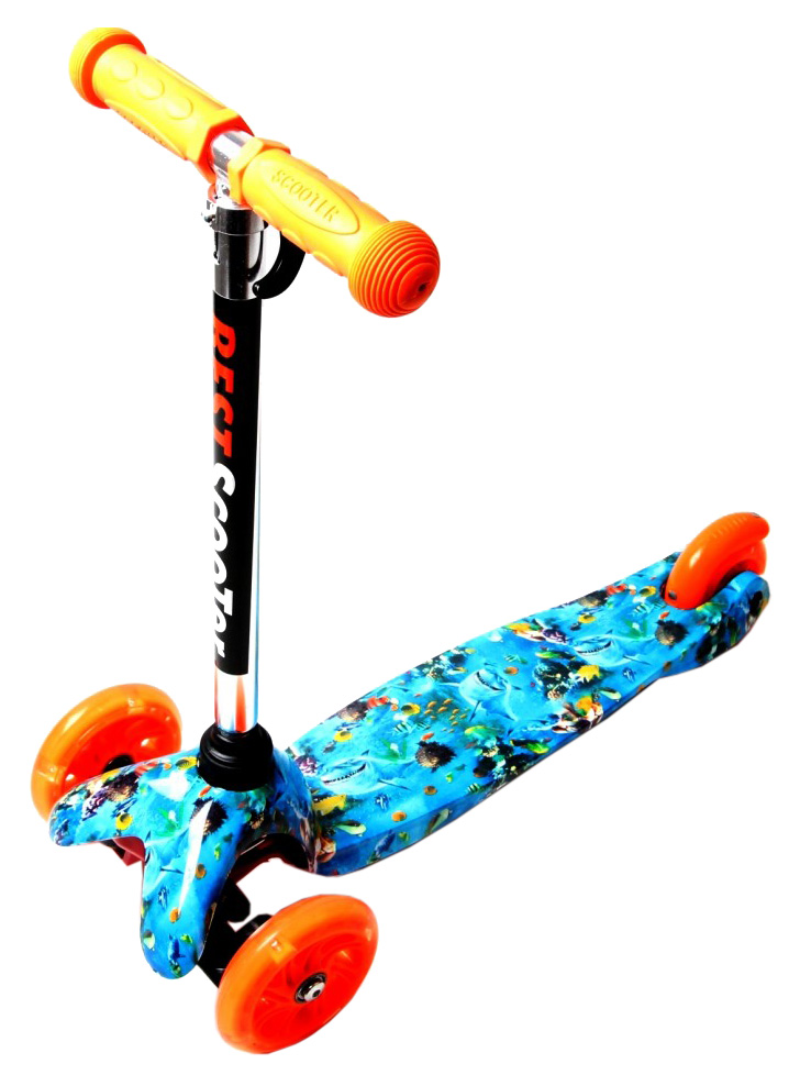 Самокат трехколесный Scooter Mini Best Nemo, оранжевый (647093098 ...