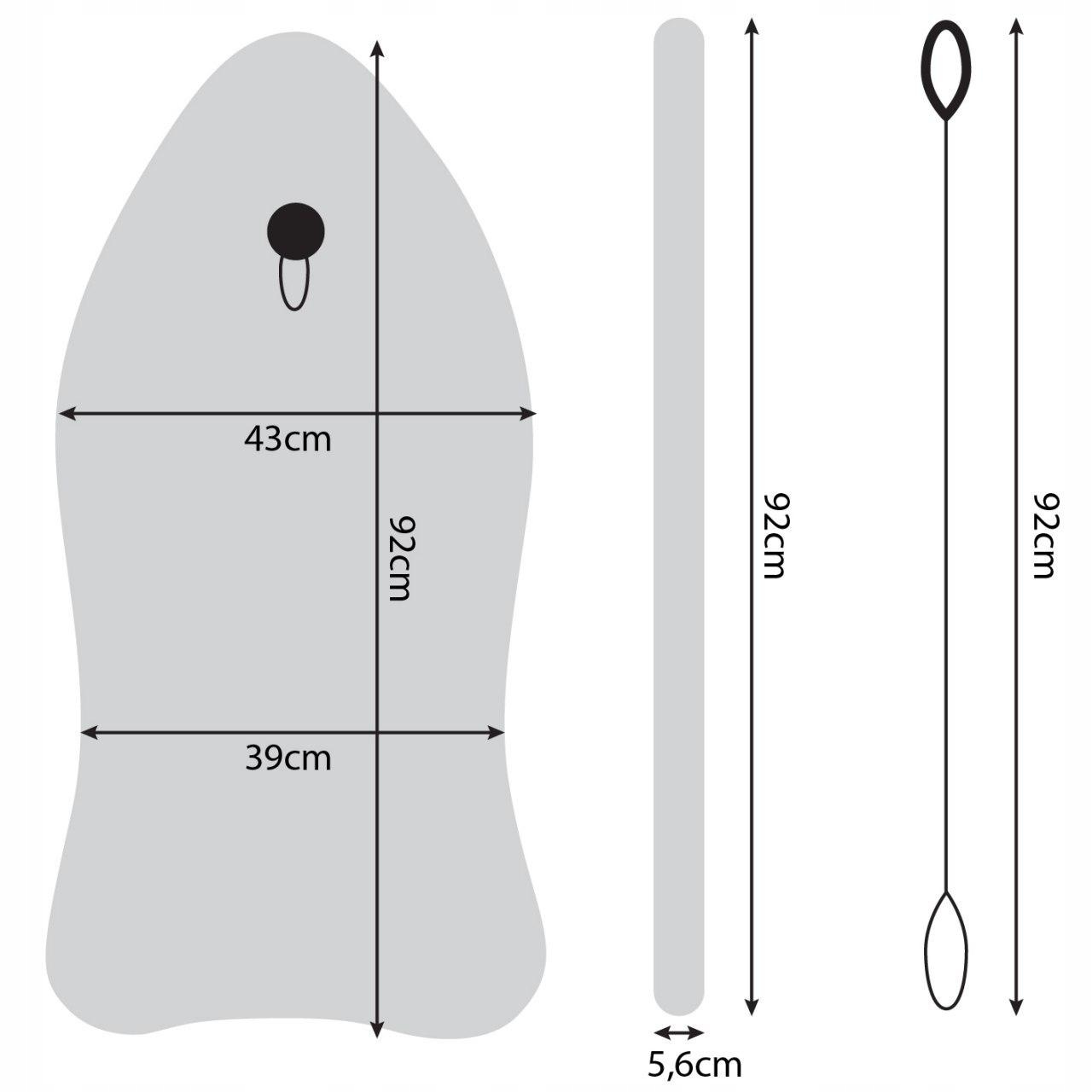 Доска для плавания на волнах SportVida Bodyboard (SV-BD0002-2) - купить ...