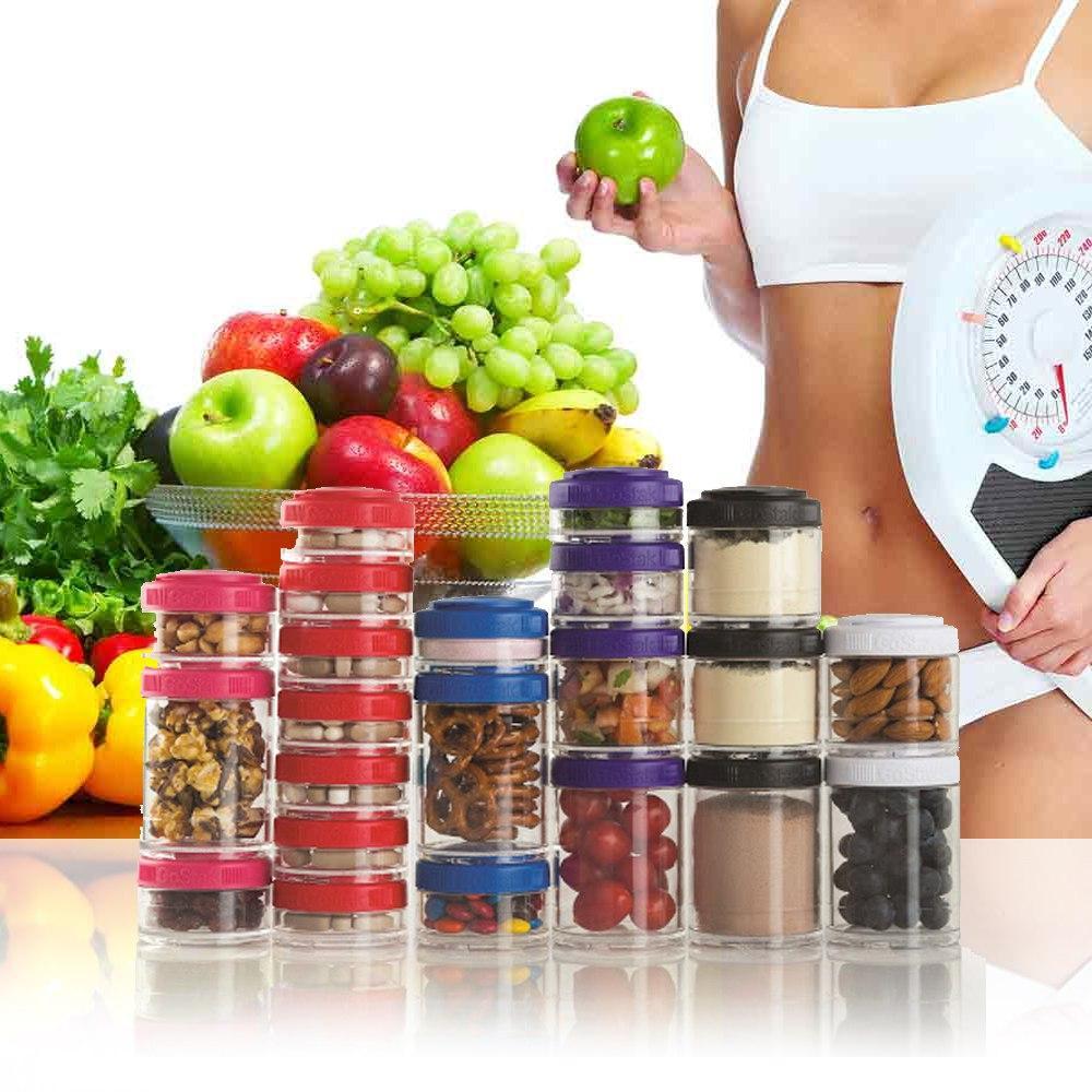 Контейнер спортивный BlenderBottle GoStak 3 Pak Pink - купить в Киеве ...