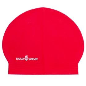 Шапочка для плавания MadWave Solid Soft красная (M056502_RED) - купить в Киеве, цена 61 грн ...