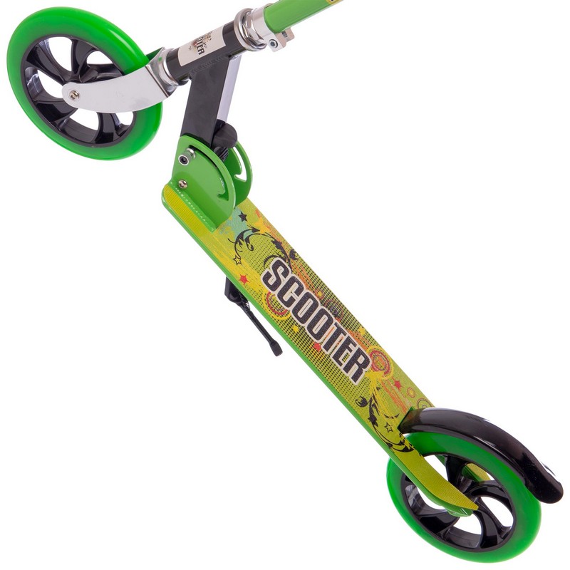 Самокат двухколесный складной Scooter Xinz салатовый (DG-109-B ...